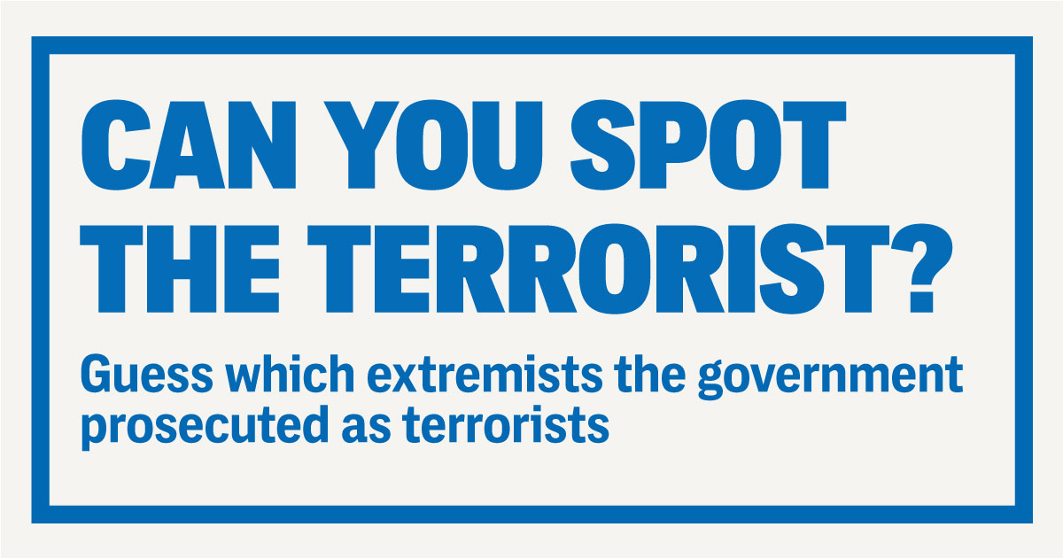 Can You Spot the Terrorist?